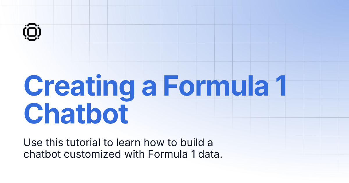 Creating a Formula 1 Chatbot | Gaia Developer Handbook
